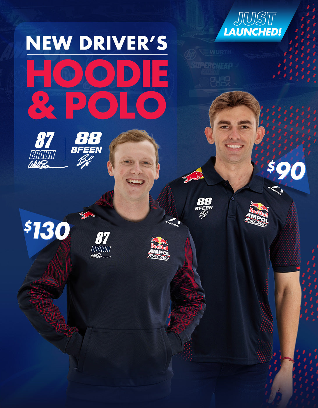 Red Bull Ampol Racing Official Merch Store | Free Shipping Over $99 ...